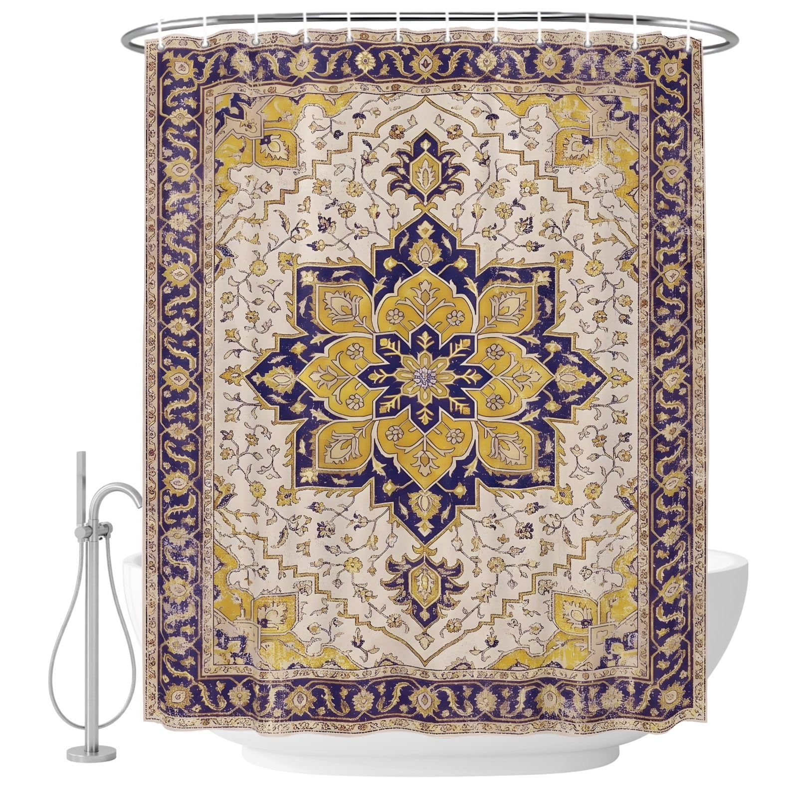 54x78 Inch Shower Curtain Decorative Bohemia Bathtub Bath Curtains ...