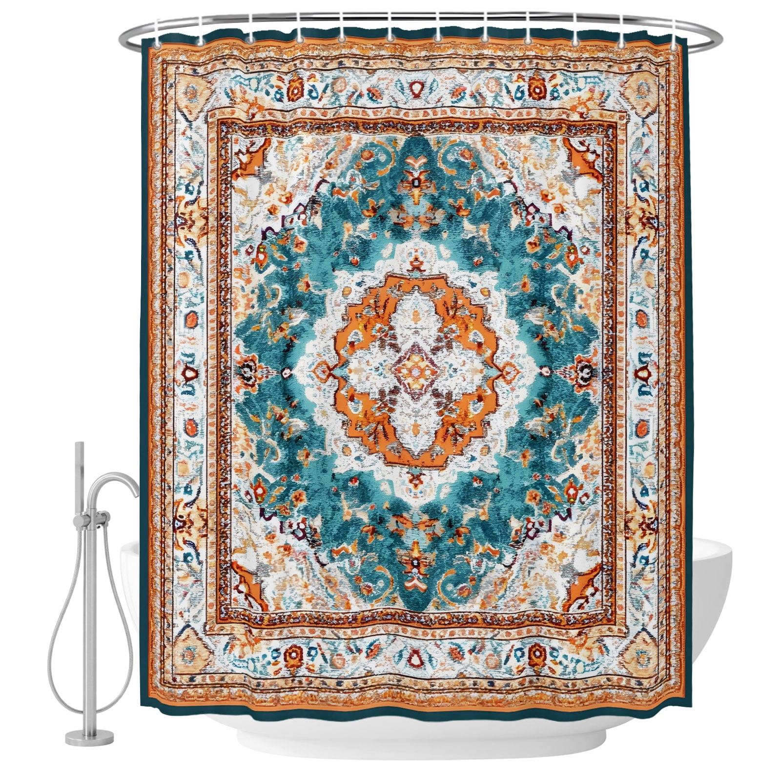 54x78 Inch Shower Curtain Decorative Southwest Boho Bathtub Bath ...