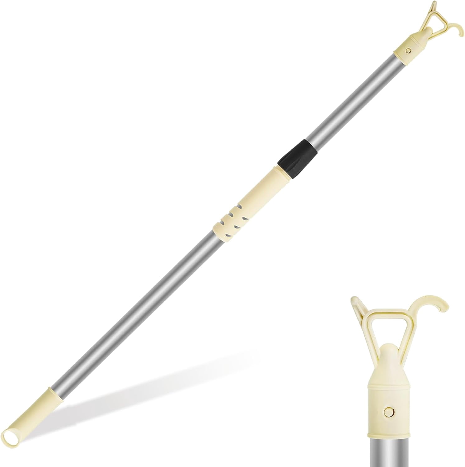 55-100 Inch Adjustable Telescoping Pole with Hook for Skylight Window ...