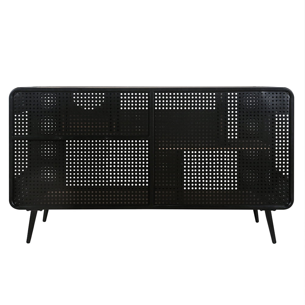 55.12" Cat House With 2 Sliding Tempered Glass Doors, Metal Spacious ...
