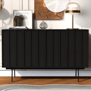Modern Sideboard with Extra Large Storage Space with Metal Handles and ...