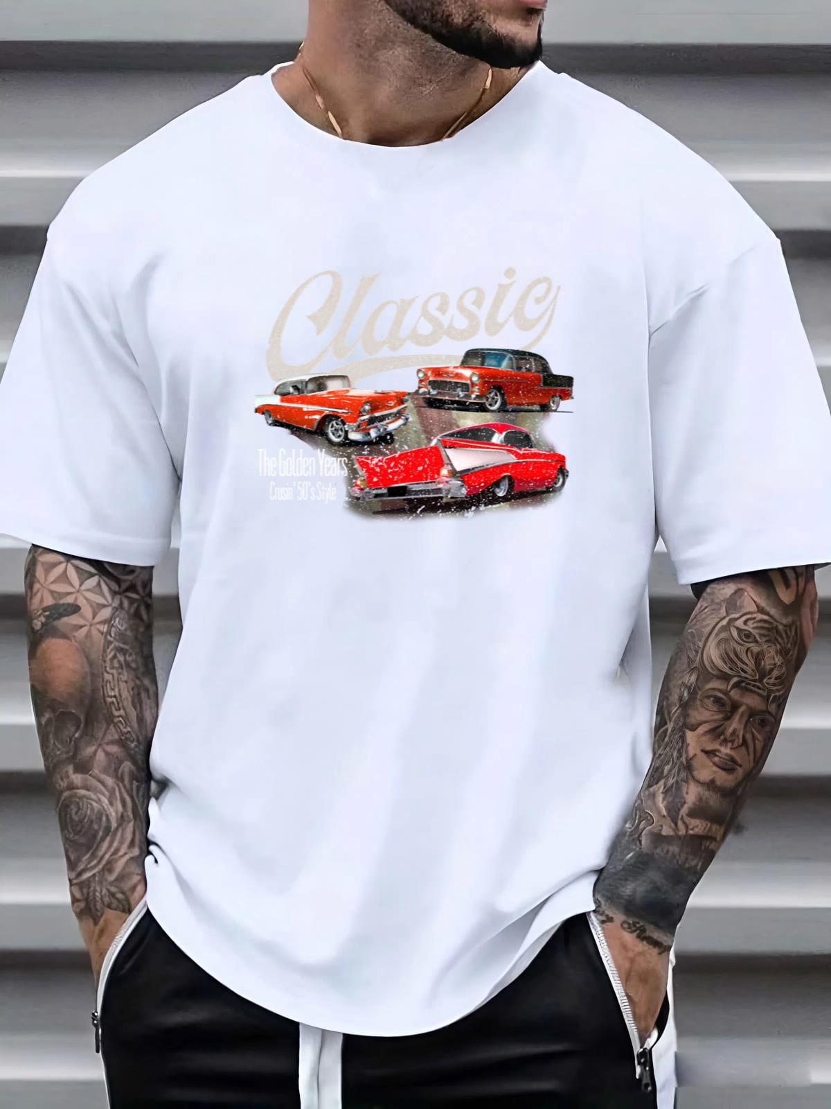 55 56 57 Chevys Bel Air Tri-Five Classic Vintage Car Graphic T-Shirt ...