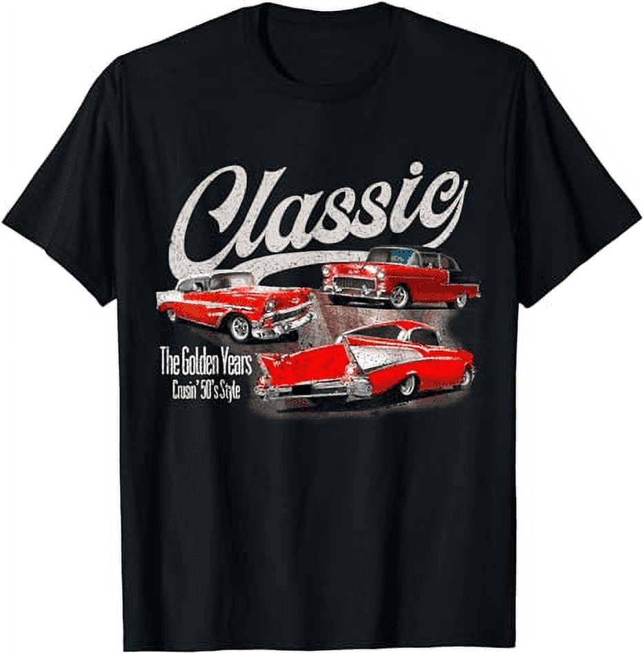 55 56 57 Chevys Bel air Truck TriFive vintage cars T-Shirt - Walmart.com