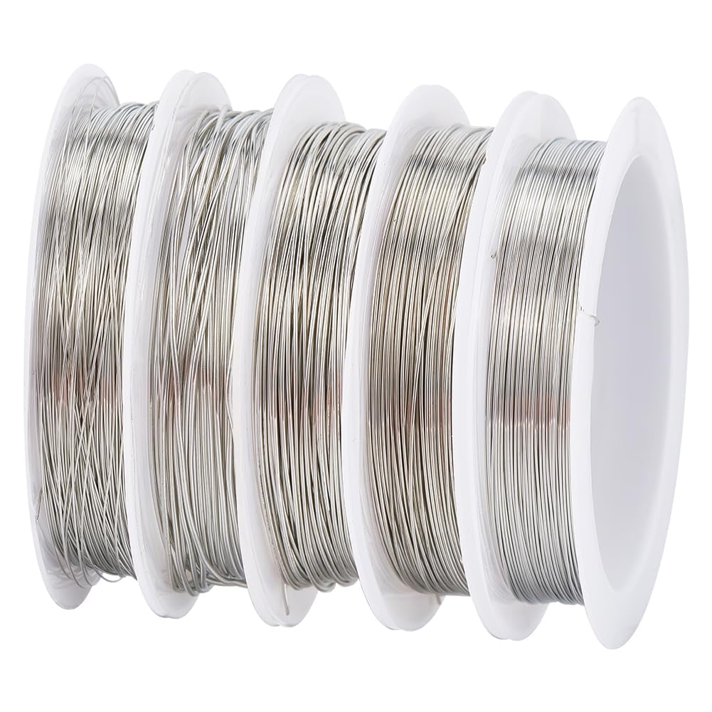 55.5M Copper Bead Wires 0.3/0.4/0.5/0.6/0.8mm Copper Jewelry Wire ...