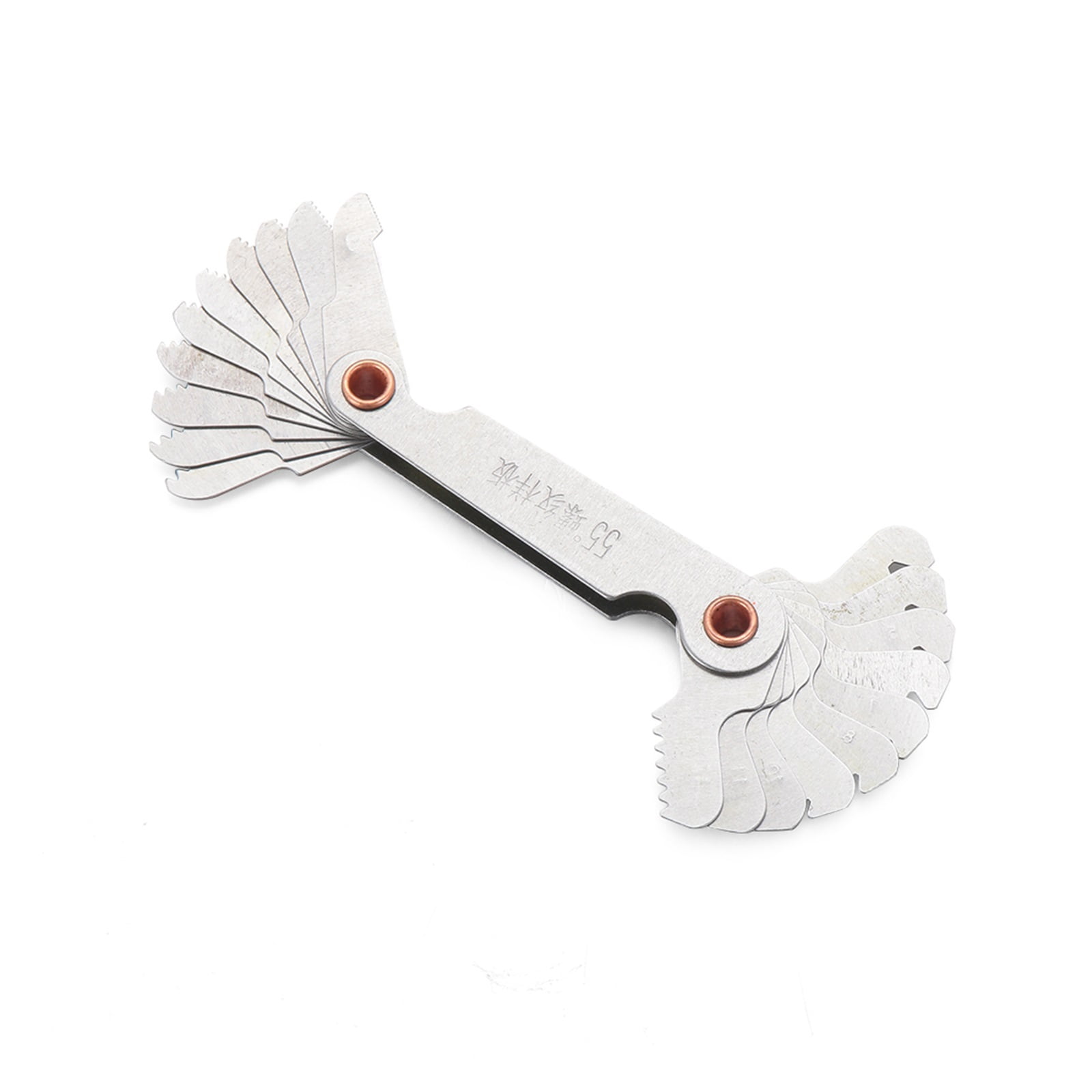 55/60 Degree Metric Inch Thread Gauge Gear Tooth Screw Pitch Gauges ...