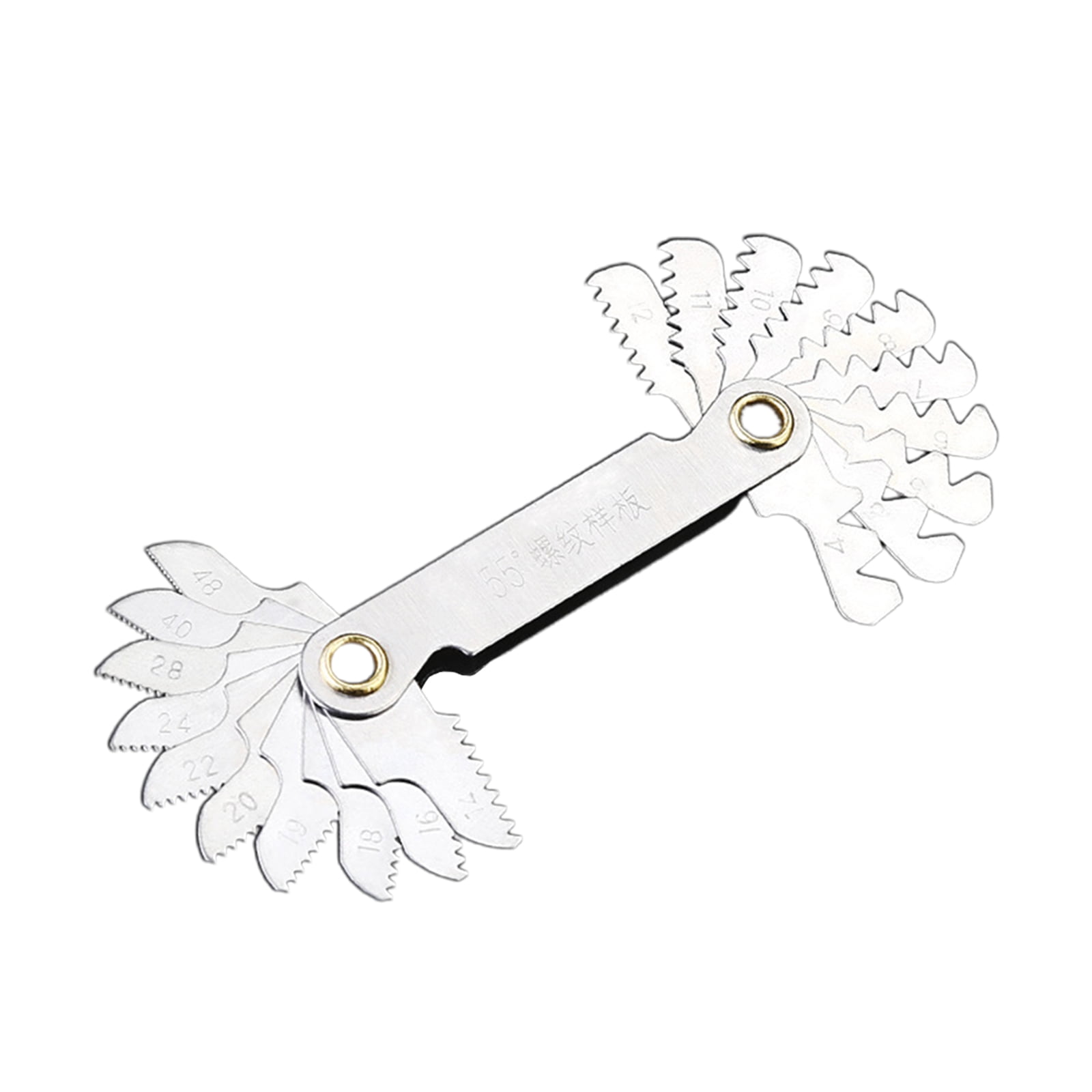 55 60 Degree Screw Gauge Metric Inch Thread Plug Gauge Gear-Tooth Screw ...