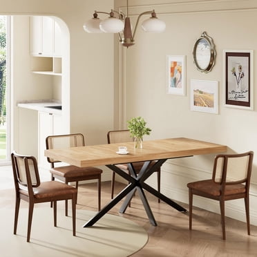 Better Homes & Gardens Bryant Solid Wood Extendable Dining Table ...