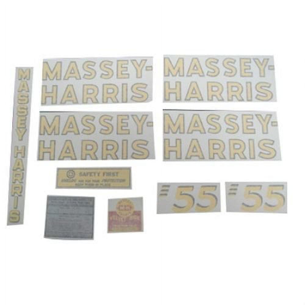 55 Decal Set Vinyl fits Massey Harris 55 - Walmart.com