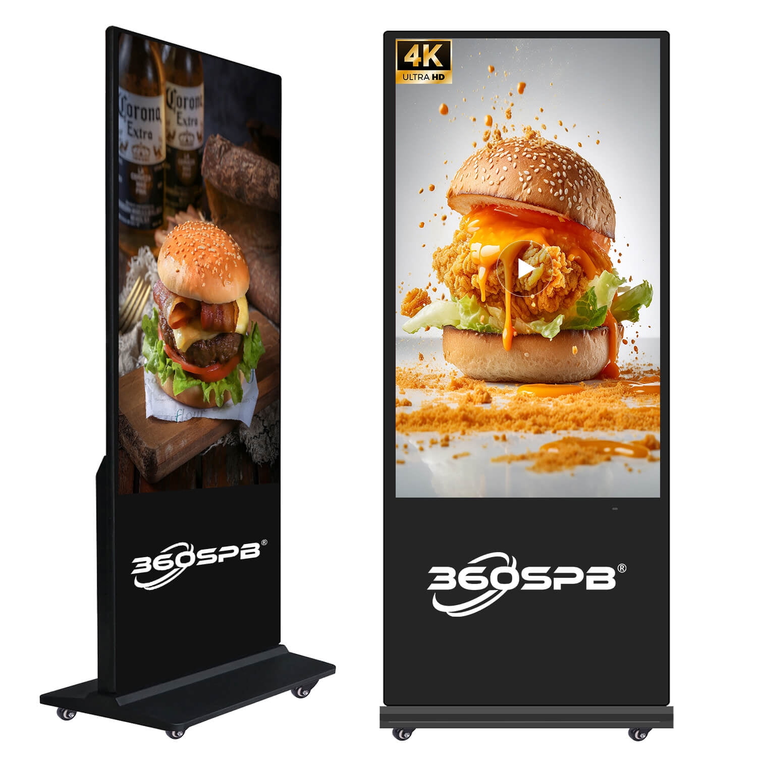 55" Digital Signage Monitors, IFSA Pro 4K Indoor Digital Signage ...