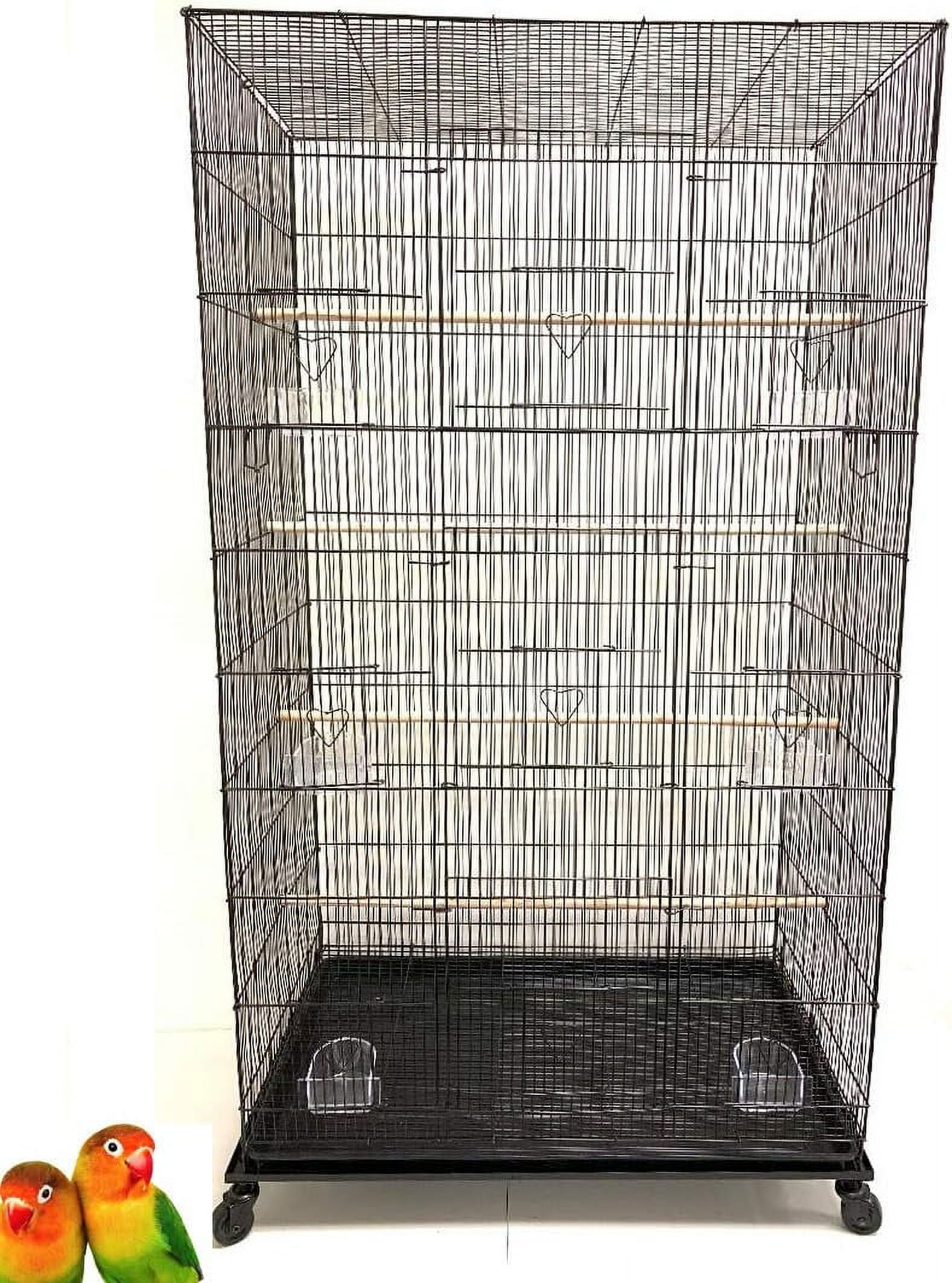 55" Extra Large Tight 3/8-Inch Bar Spacing Finch Parakeet Canary ...