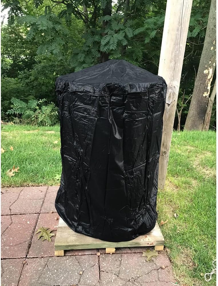 55 Gal Ugly Drum Smoker Cover Waterproof Heavy Duty Barrel BBQ Smoker ...