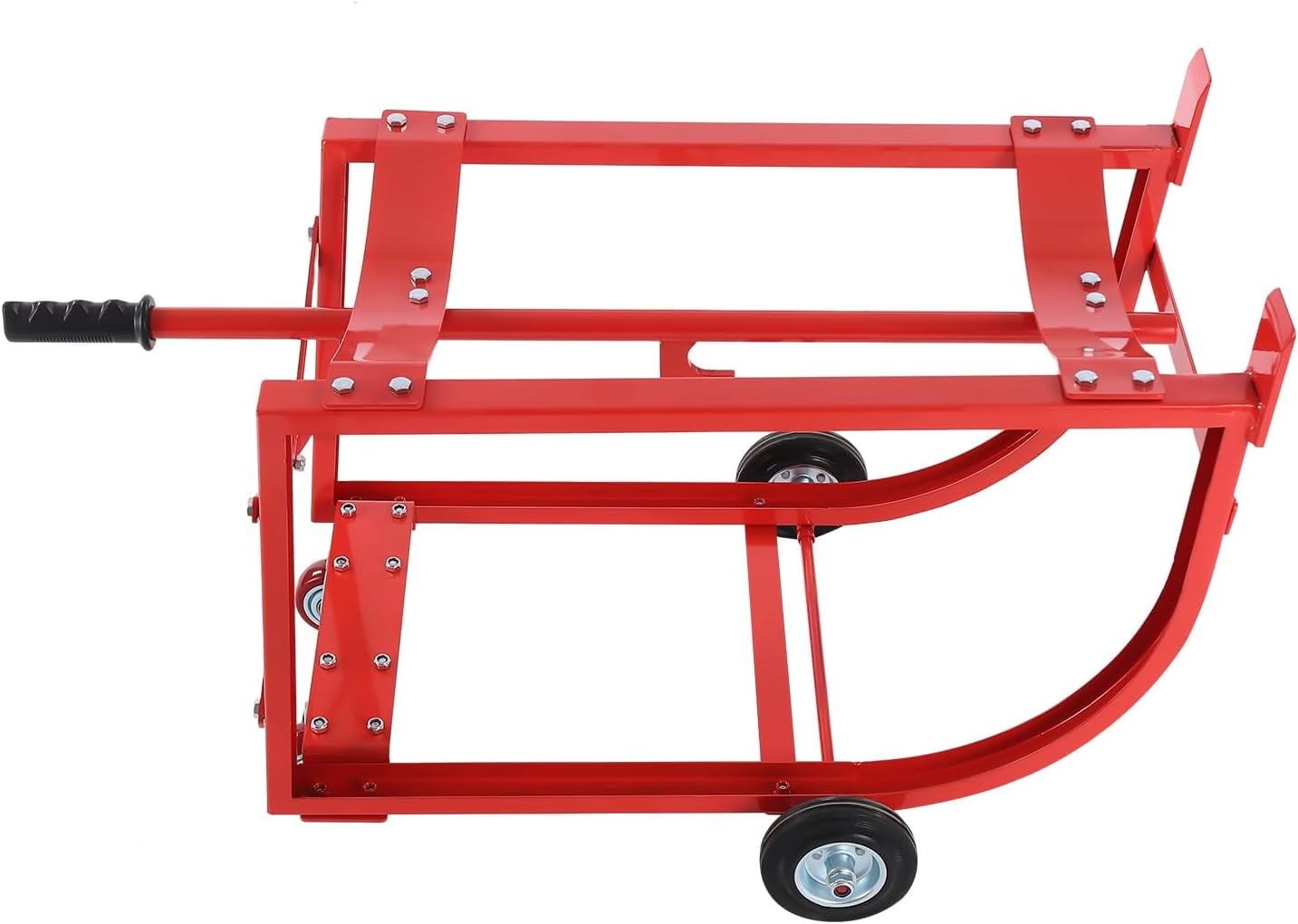 55 Gallon Drum Cradle, 600-pound Capacity Movable Drum Cradle Handling ...