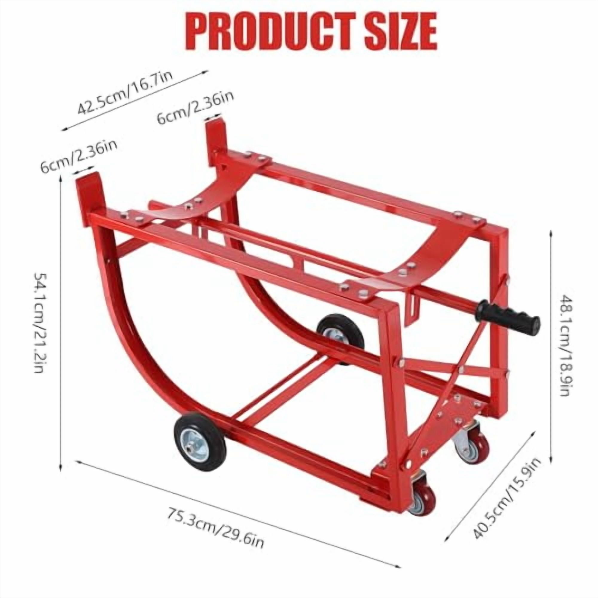 55 Gallon Drum Cradle 600lbs Capacity Oil Drum Rack with Retractable ...