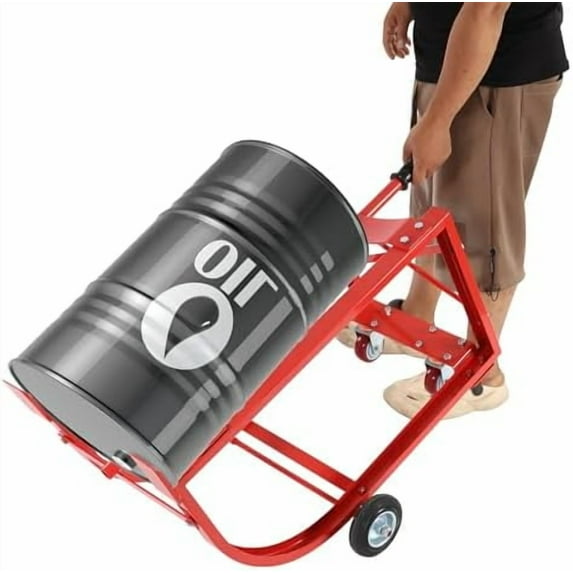 55 Gallon Drum Cradle, Movable Drum Cradle Drum Stand,600LBS Capacity ...