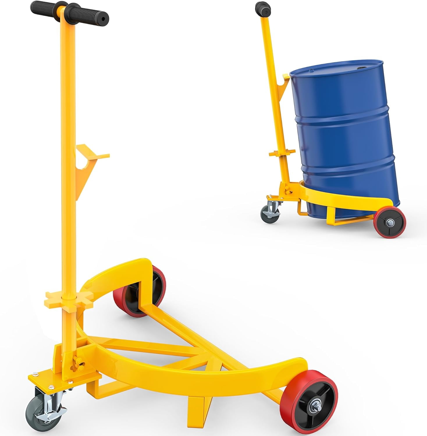 55 Gallon Drum Dolly, 1200lbs Capacity Drum Cart with Bung Wrench ...