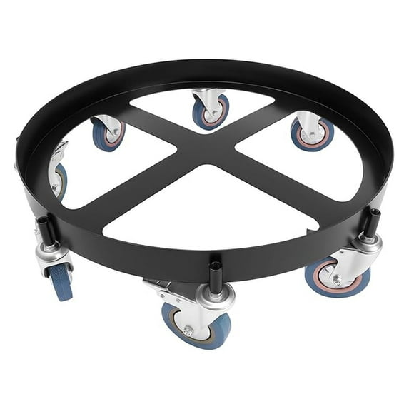 55 Gallon Drum Dolly 2000 lbs Capacity Heavy Duty Oil Drum Dolly with 8 ...