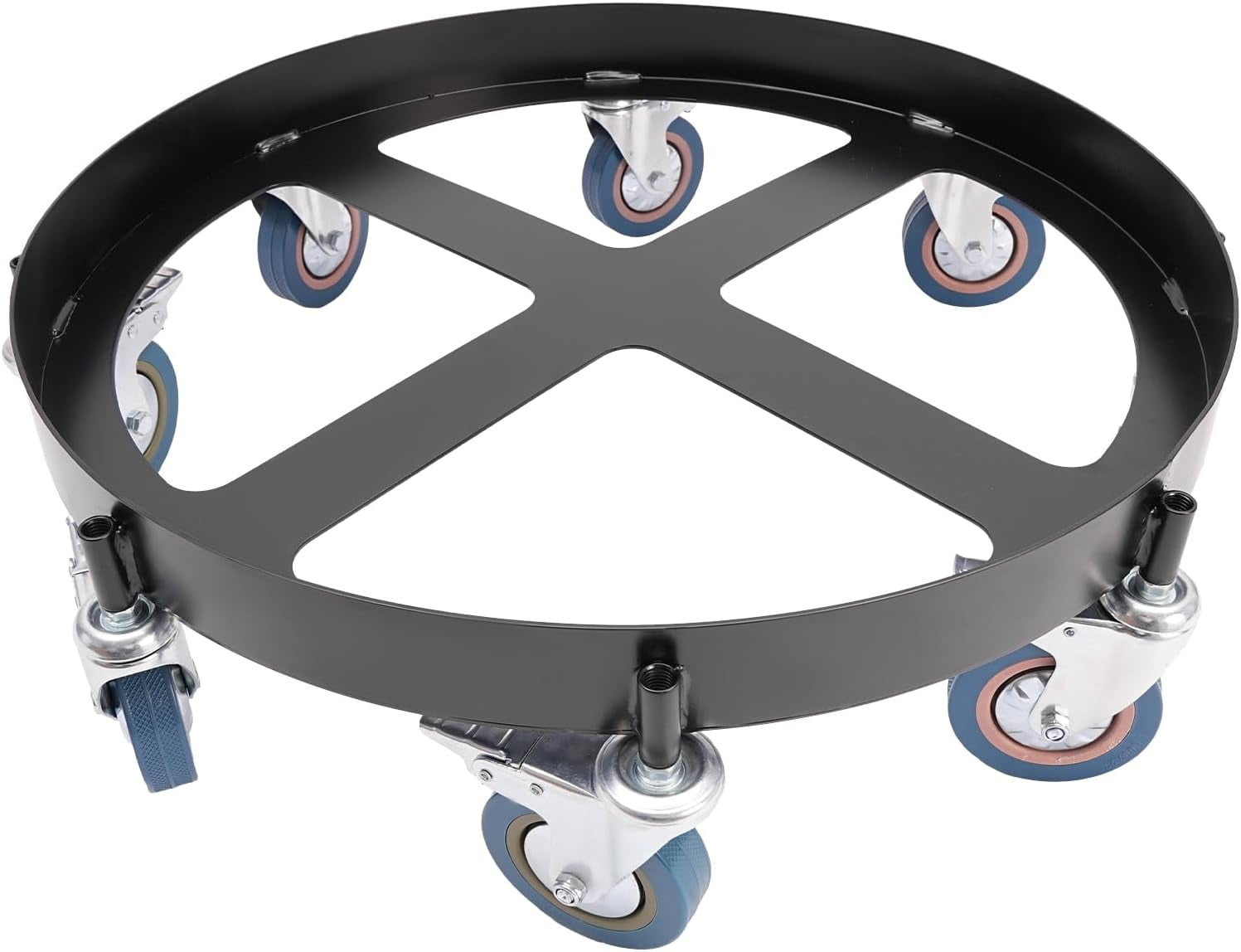 55 Gallon Drum Dolly with 8 Swivel Caster Wheel, 2000 Lbs Capacity ...