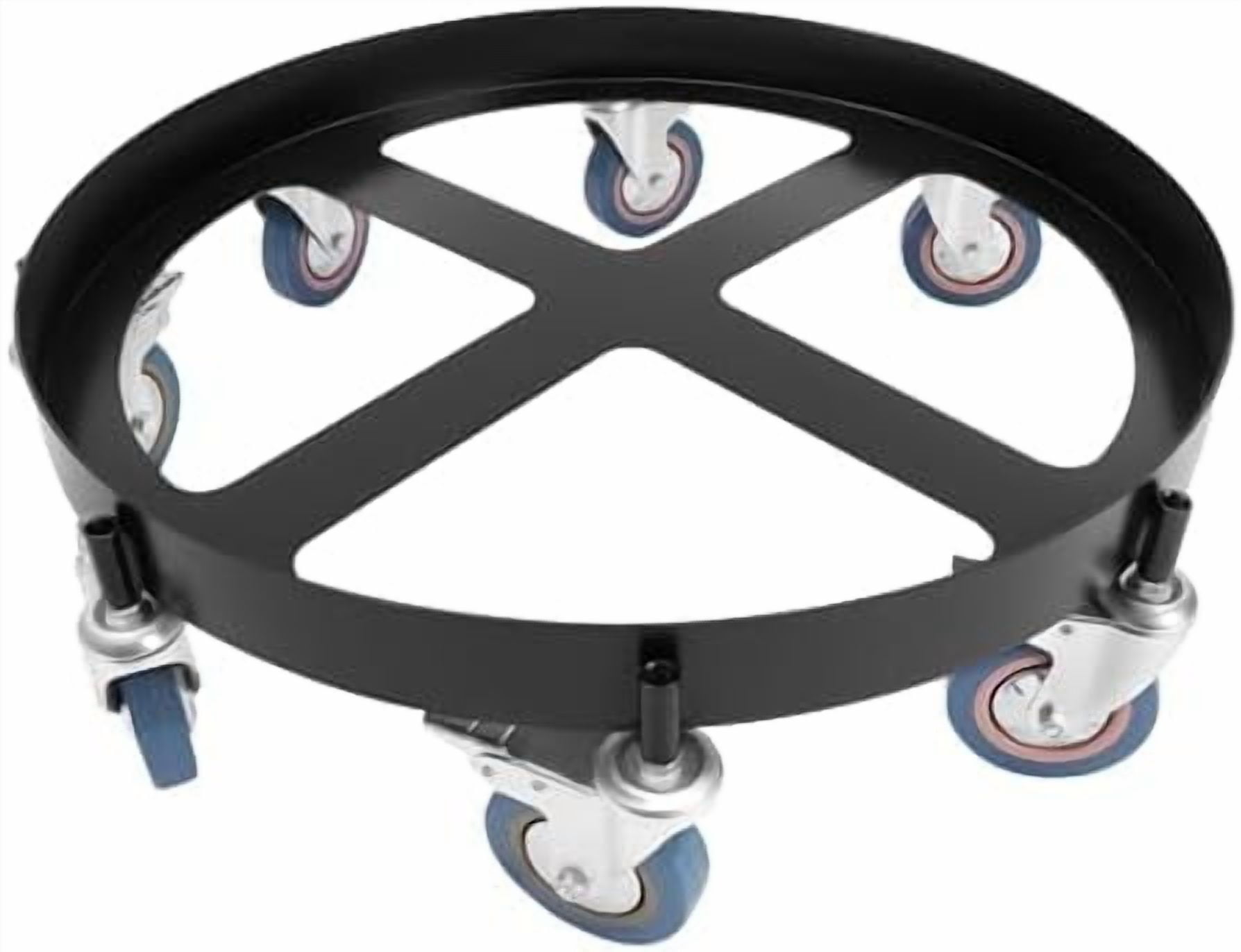 55 Gallon Drum Dolly with 8 Wheels, Heavy Duty Barrel Dolly Carts ...