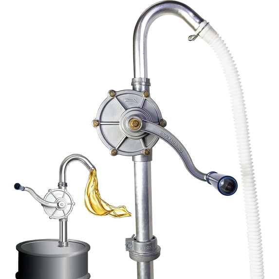55 Gallon Drum Pump, Barrel Pump for gasoline, engine oil, diesel fuel ...