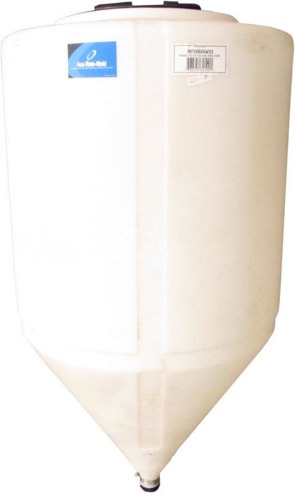 55 Gallon Full Drain Cone Bottom Inductor Tank (no stand) - Walmart.com