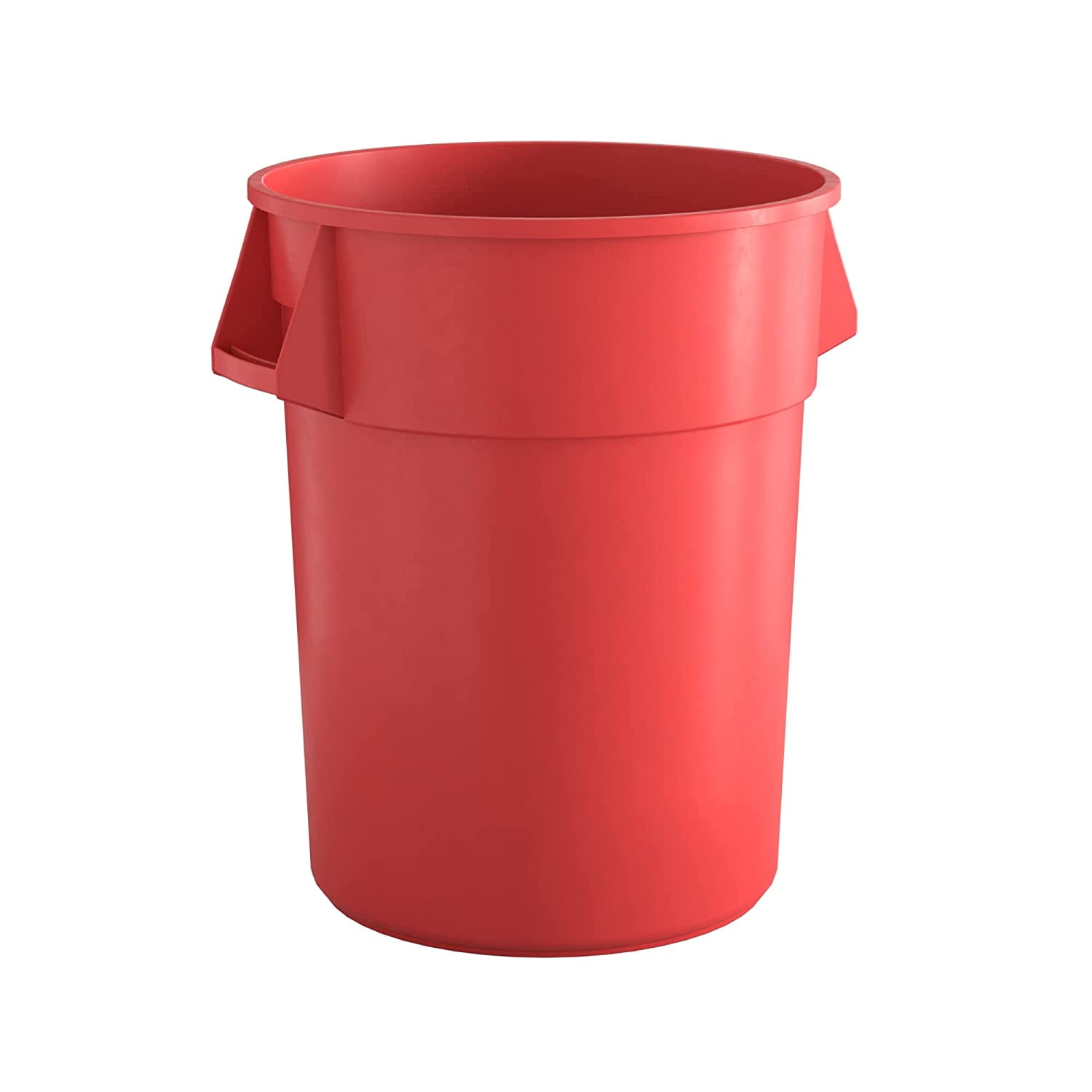 55 Gallon Red Round Commercial Trash Can - Walmart.com