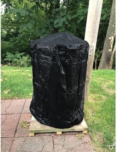 55 Gallon Ugly Drum Smoker Cover Waterproof Heavy Duty Barrel BBQ ...