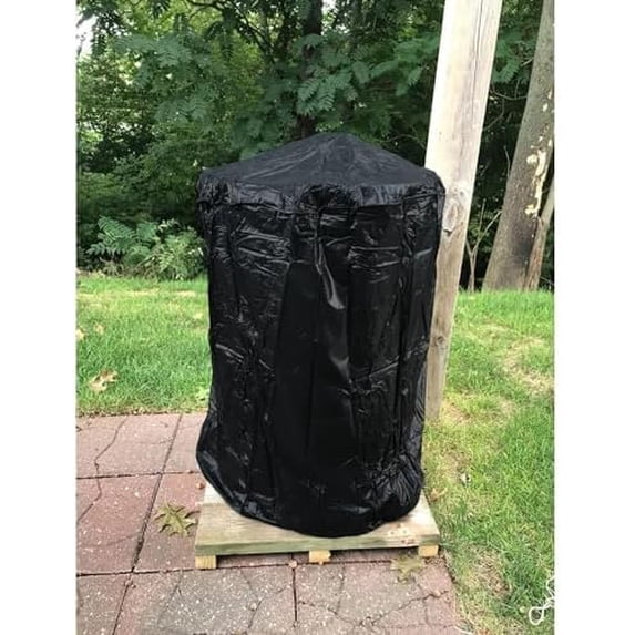 55 Gallon Ugly Drum Smoker Cover Waterproof Heavy Duty Barrel BBQ ...