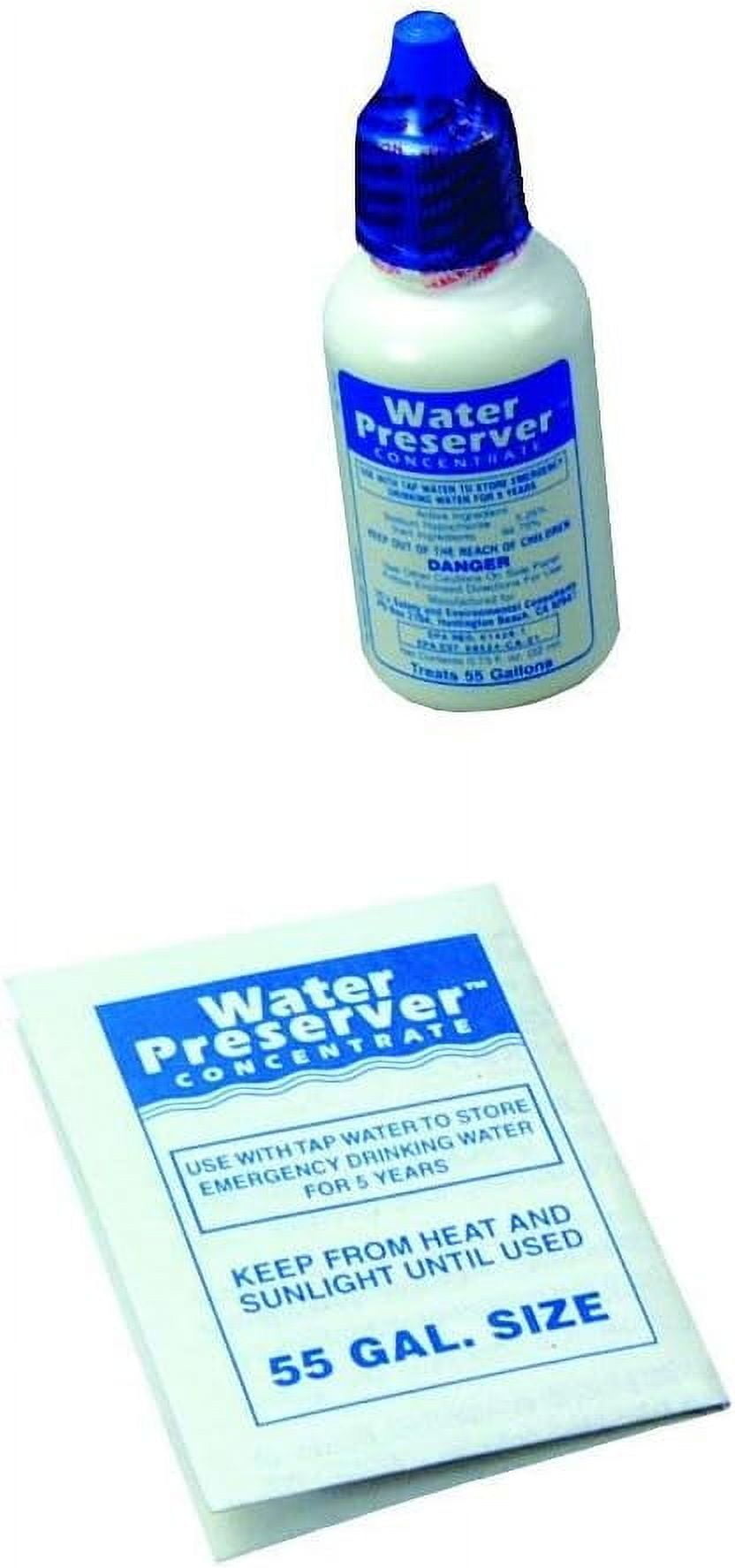 55 Gallon Water Preserver Concentrate 5 Year Emergency Disaster ...