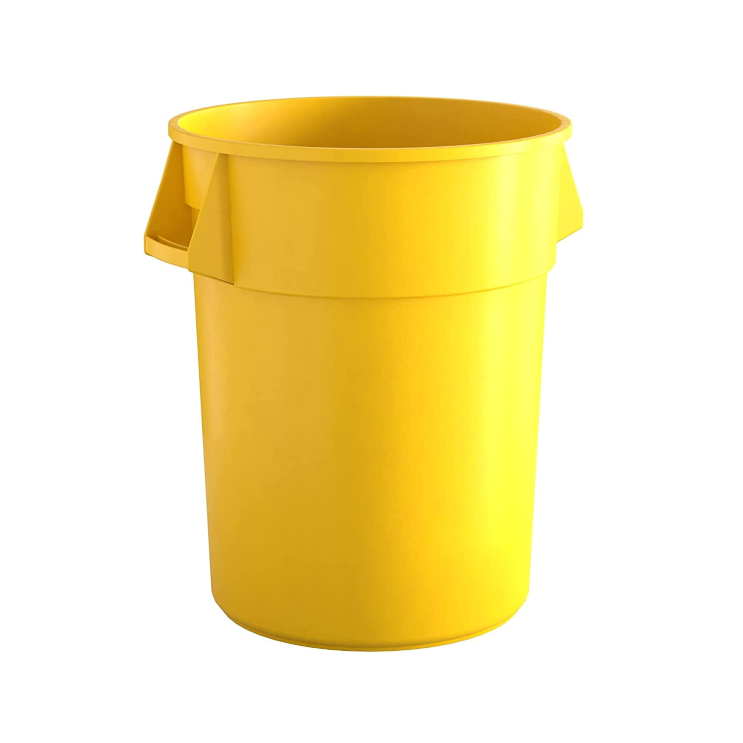 55 Gallon Yellow Round Commercial Trash Can - Walmart.com