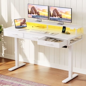 VIVO Electric Height Adjustable Office Desk, 60x24”, Stand Up ...