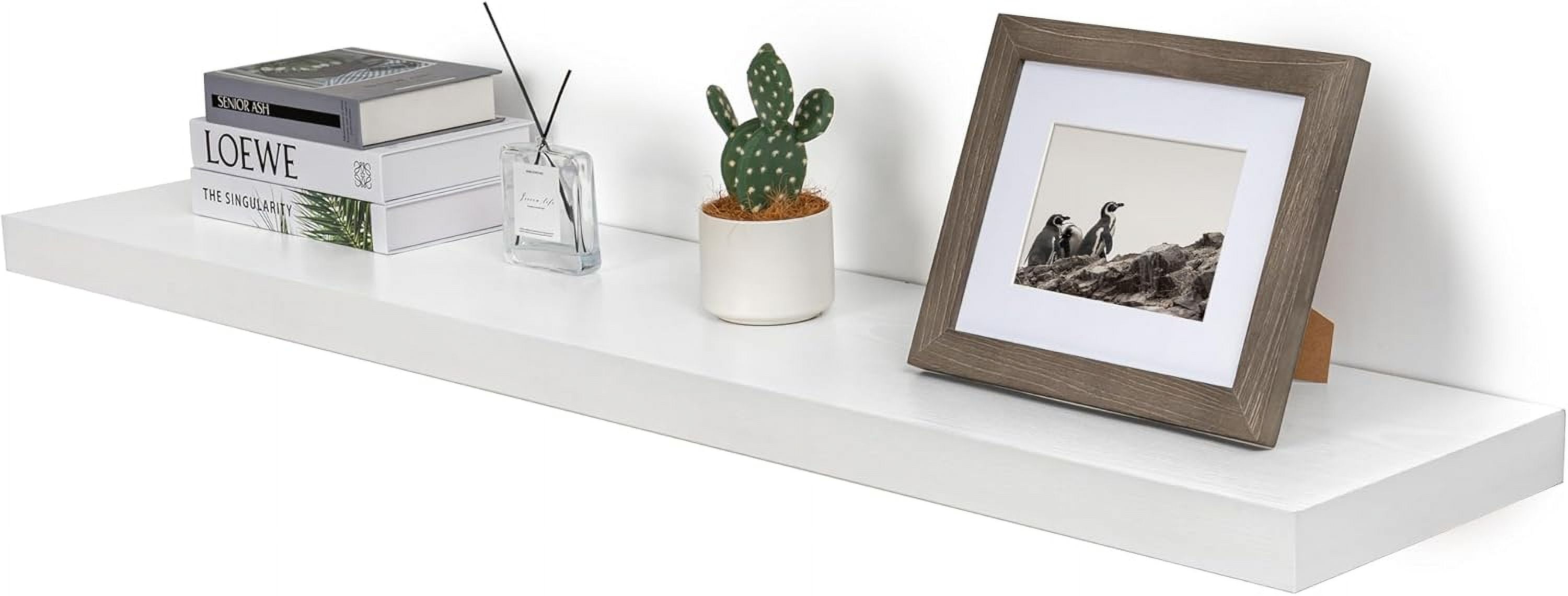 55 Inch Floating Shelf, Large Display Shelf & Storage Shelf, 12 Inch ...