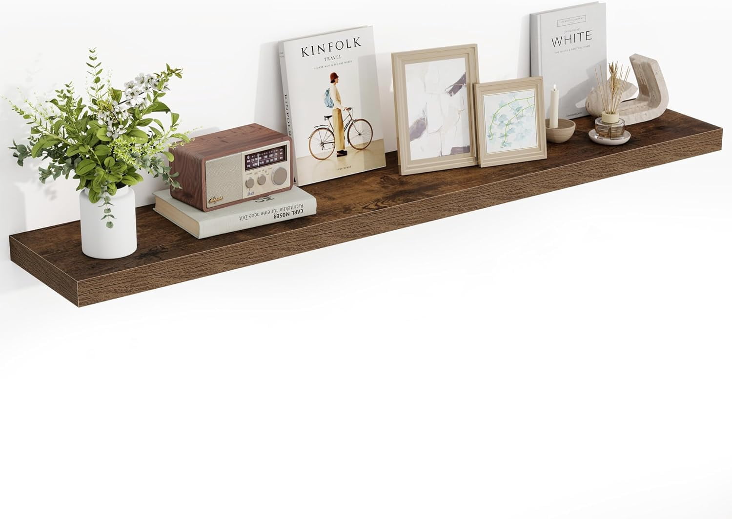 55 Inch Floating Shelves, 55"x9.25"x1.5" Inch Deep Floating Shelves for ...