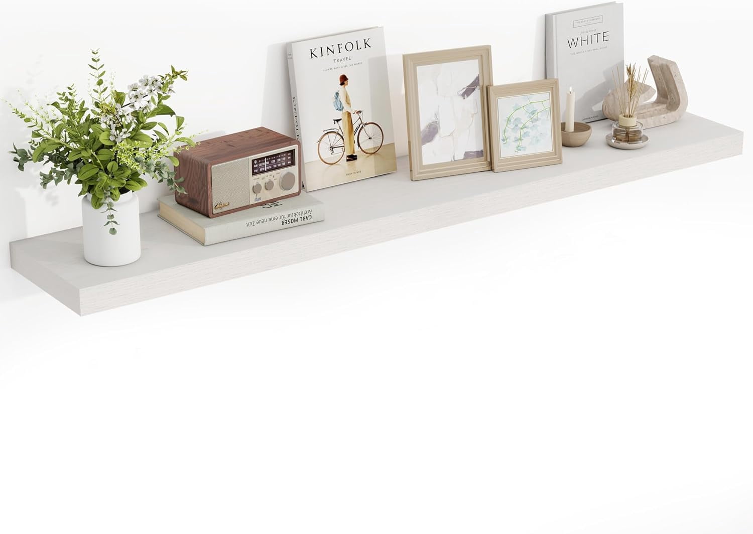 55 Inch Floating Shelves, 55"x9.25"x1.5" Inch Deep Floating Shelves for ...