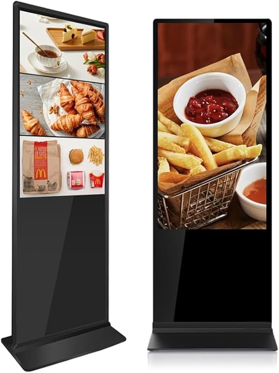 55 Inch Indoor Digital Signage Advertising Display Floor Standing Kiosk ...