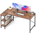 55 Inch L Shaped Desk Corner Computer Gaming Desks Home Office PC Table ...