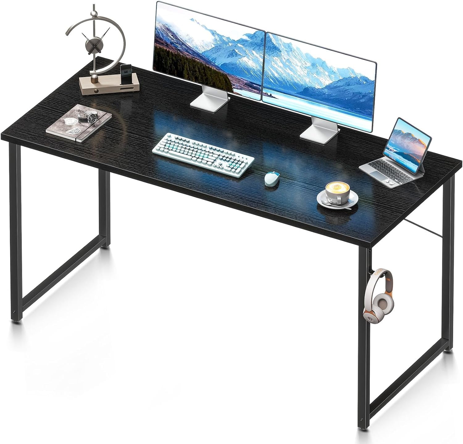 55 Inch Modern Simple Computer Desk for Home Office Study or Writing ...