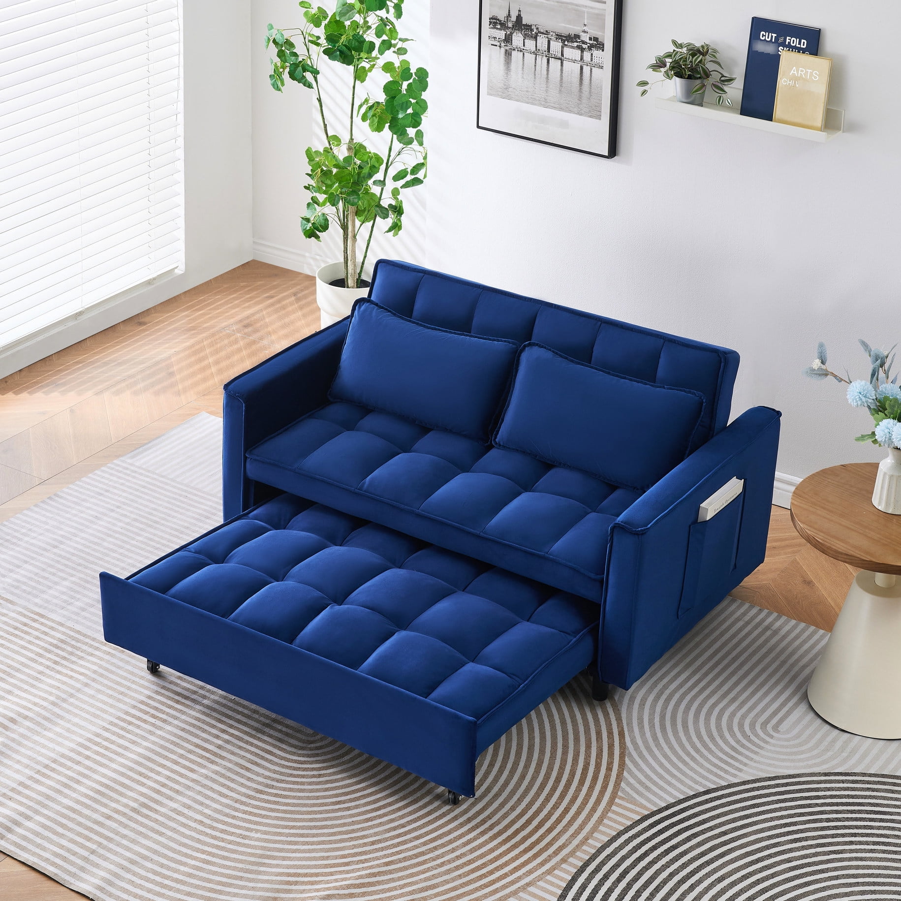 55-Inch Sofa Bed for Two People | Great for Different Rooms with ...