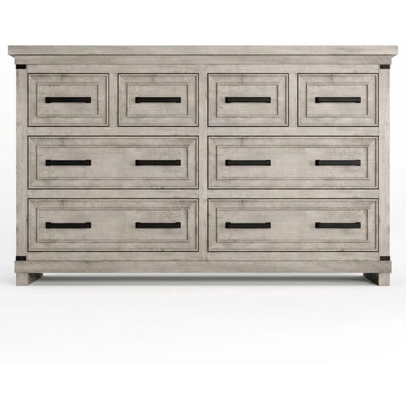 55 Inch TV Stand with Wood Drawers, Farmhouse Entertainment Center for ...