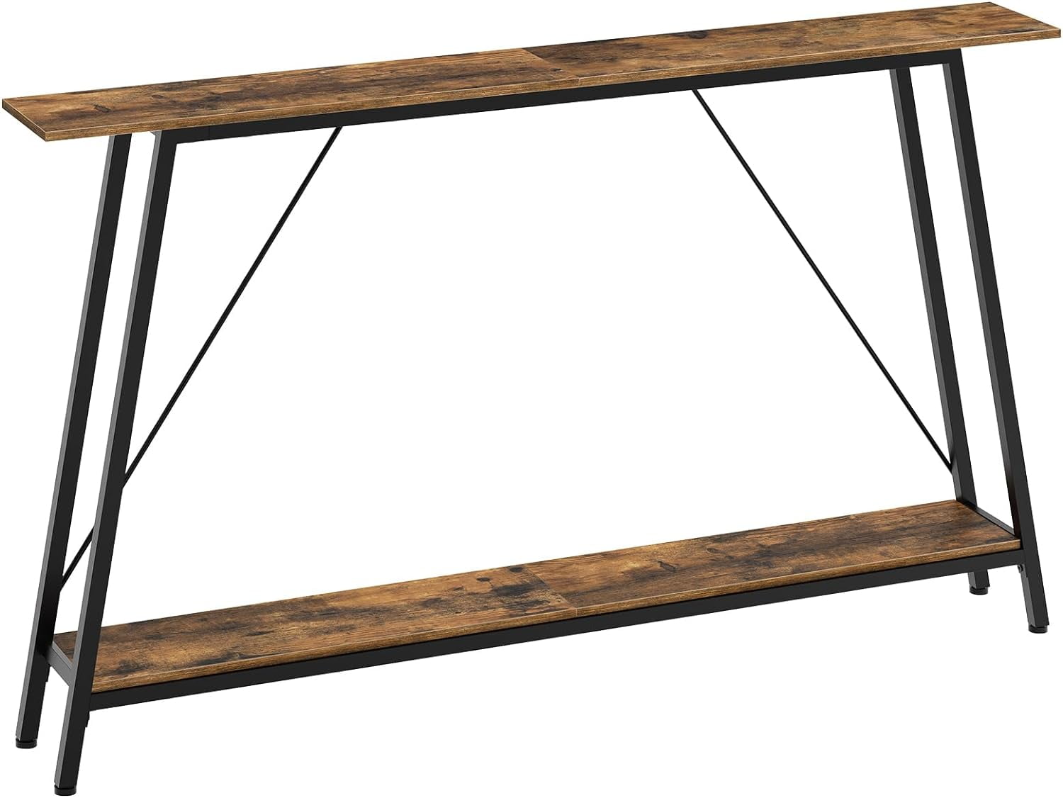 55" Narrow Console Table, Long Skinny Sofa Tables, Industrial Entryway ...