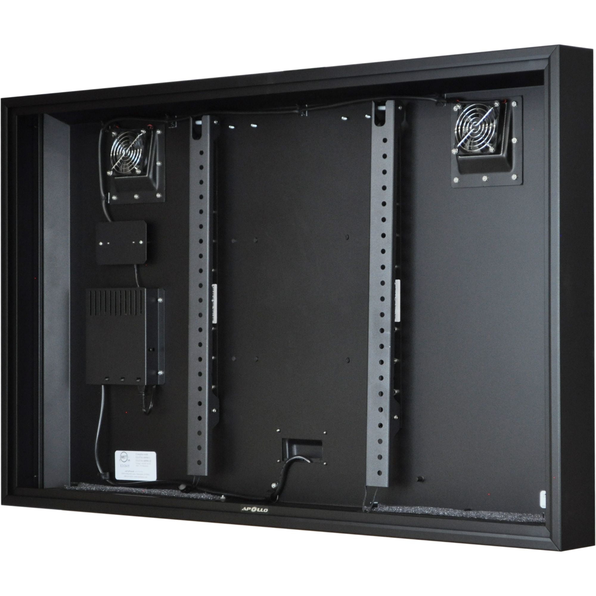 "AE5550 55"" Aluminum Black Outdoor LED/LCD TV Enclosure for 50"" - 55 ...