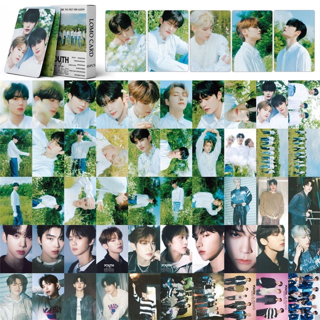 55 PCS/set ZEROBASEONE Day ZB1 Debut Album Lomo Card Small Card Boy ...