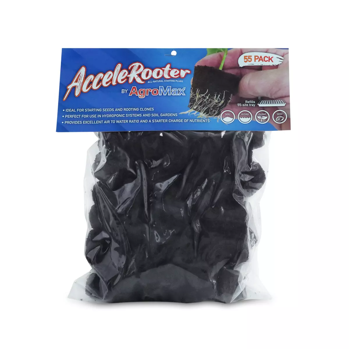 55-Pack HTG Supply All Natural Seed Starter Plugs | Starter Pods for ...