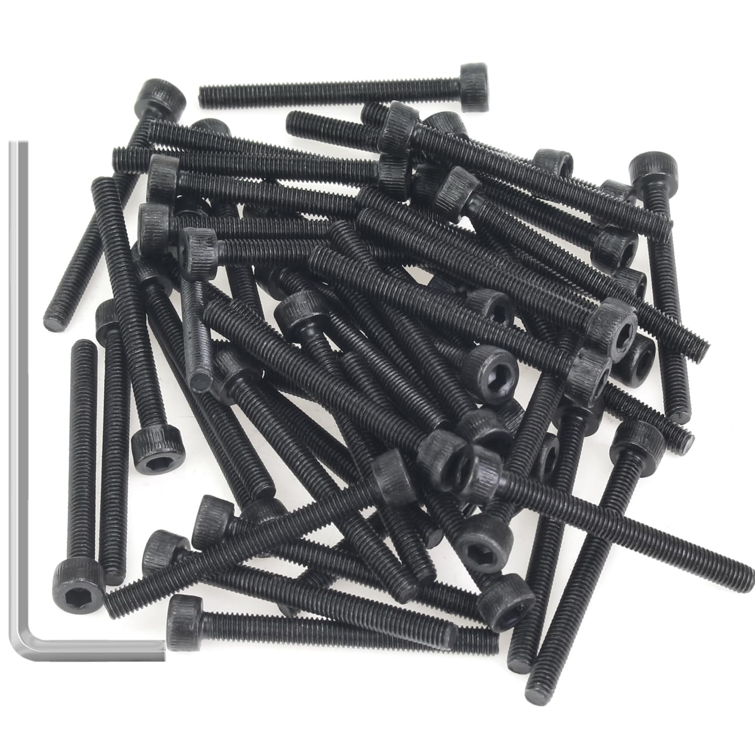 55 Pieces M3 x 30mm Socket Head Cap Screws, Thread Pitch 0.5mm, M3 ...