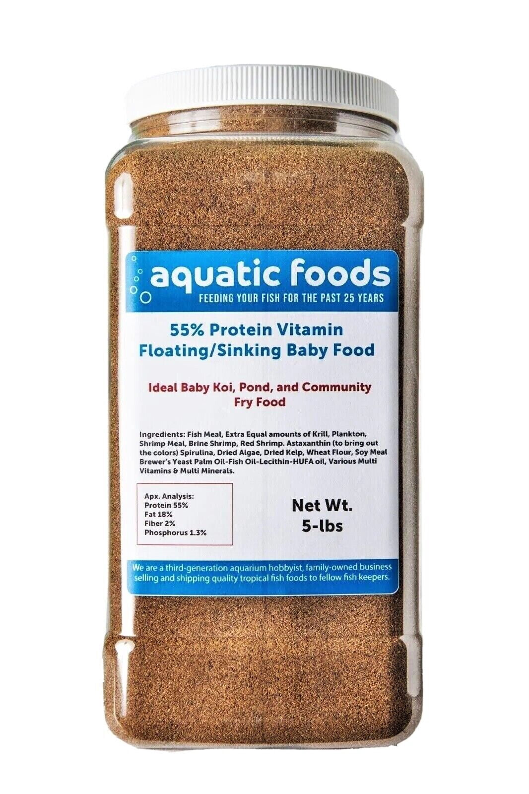 55% Protein Vitamin Rich Floating/Sinking Fry & Community Tropical Fish ...
