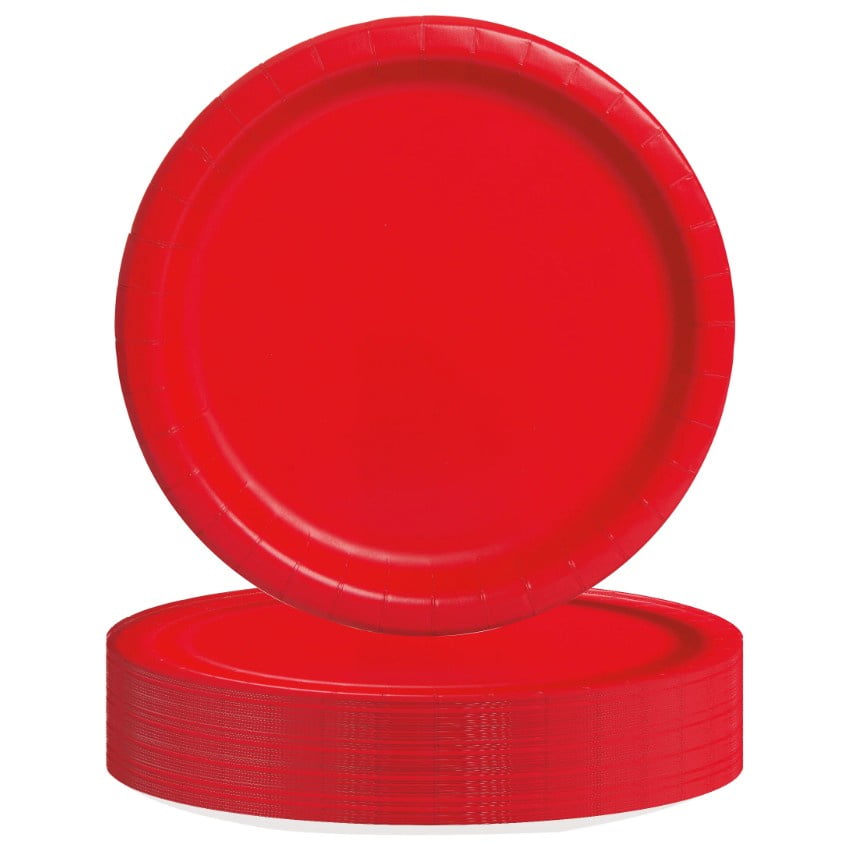 Way To Celebrate Red 55 Ravishing 9" Plates - Walmart.com