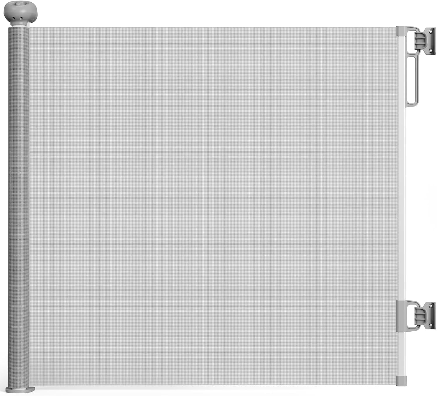 55" Wide Retractable Baby Gates for Stairs, Retractable Dog Gate or ...