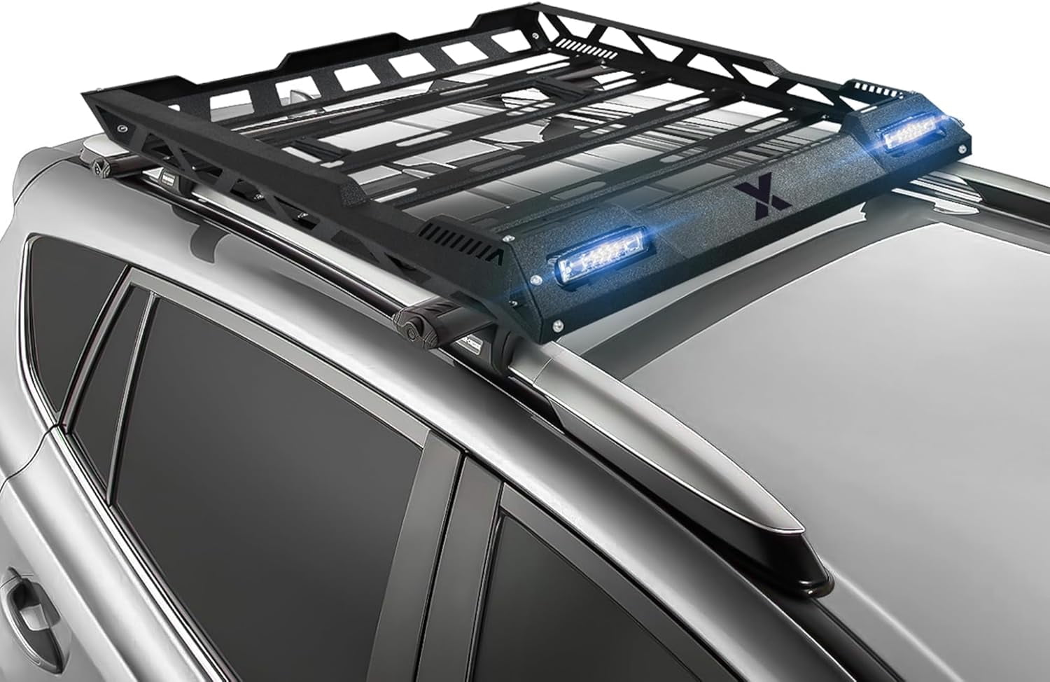 55'' X41'' Roof Rack Cargo Basket, with Cargo Network, Heavy Roof ...