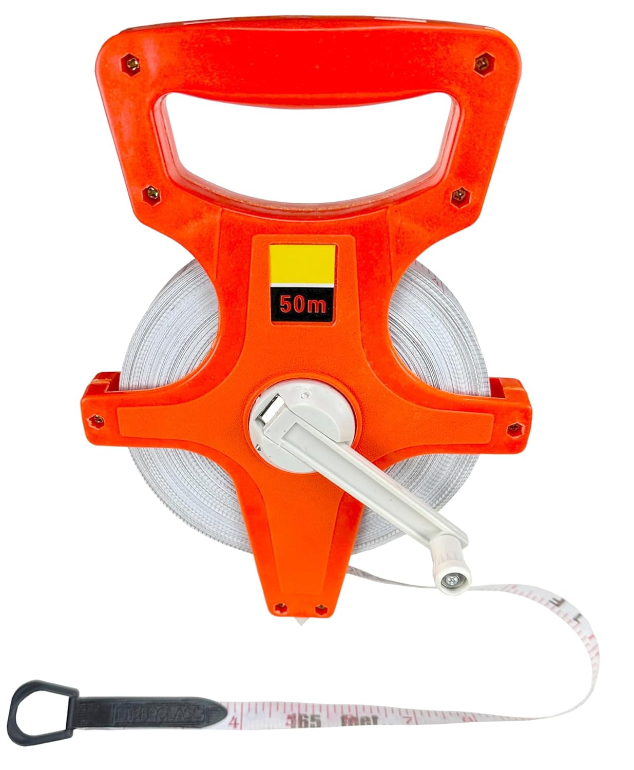 55 Yard / 165 Foot Long Open Reel Tape Measure, Orange, SAE & Metric ...