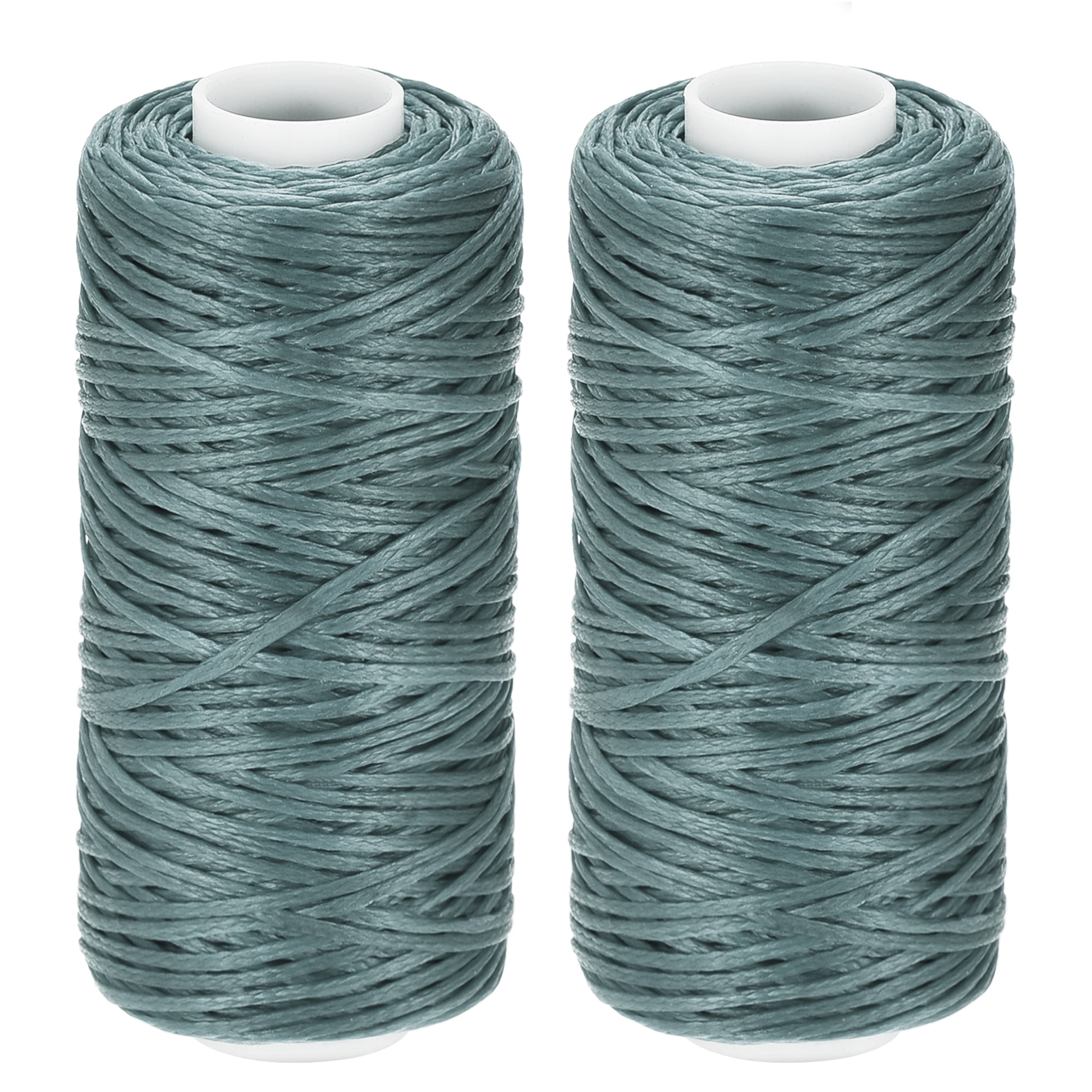 55 Yards 150D/1mm Leather Sewing Polyester Waxed Thread (Pastel blue, 2 ...