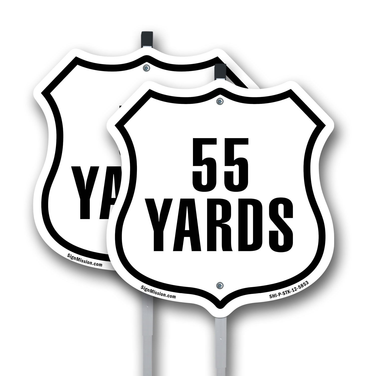 55 Yards Golf Course Running Race 5k Marathon Distance Marker (2 Pack ...